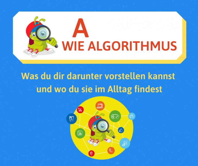 A wie Algorithmus: Handreichung für Kinder - fragFINN für Eltern